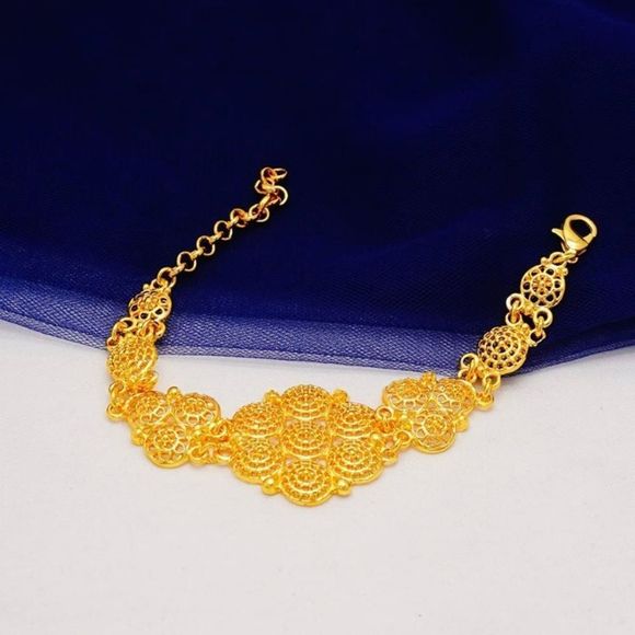 Jewelry | Arabic Dubai Jewelry Set Long Chain Gold Color Necklace ...
